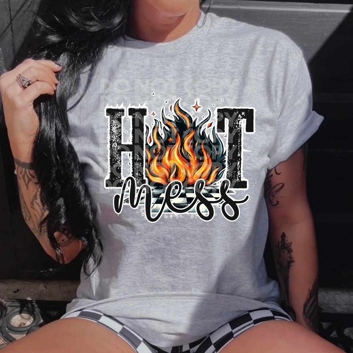 Hot mess (SSD) 31732 DTF transfer – Mud & Grace Transfers