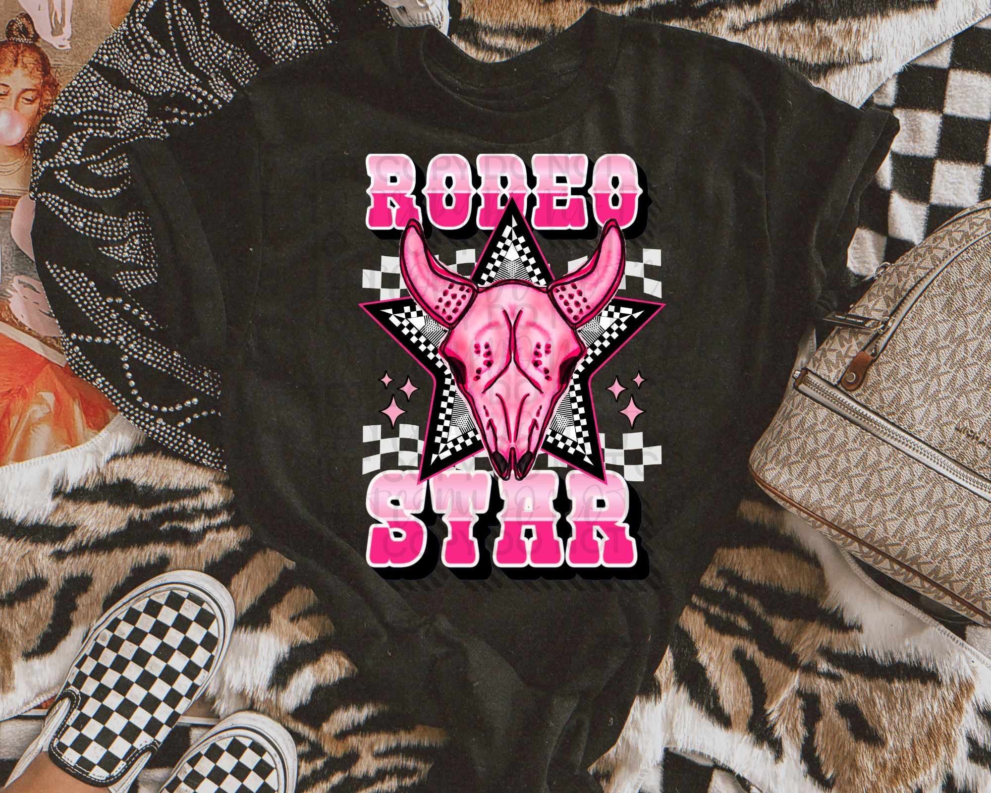 Rodeo star pink (SSD) 31997 DTF transfer – Mud & Grace Transfers