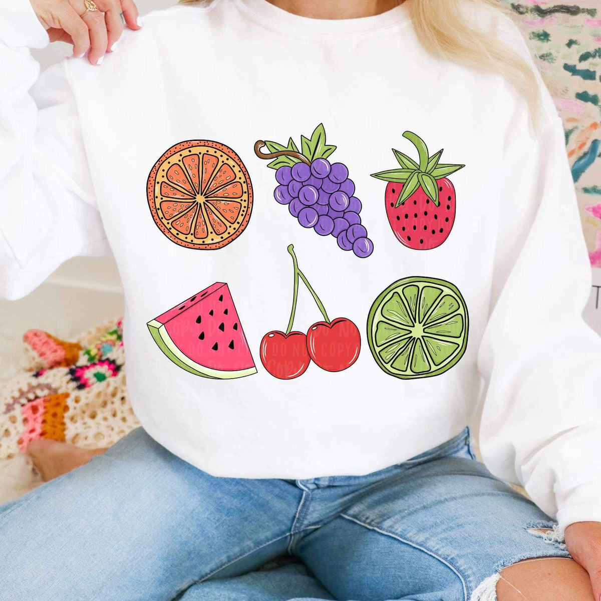 Fruit collage 21928 DTF transfer – Mud & Grace Transfers