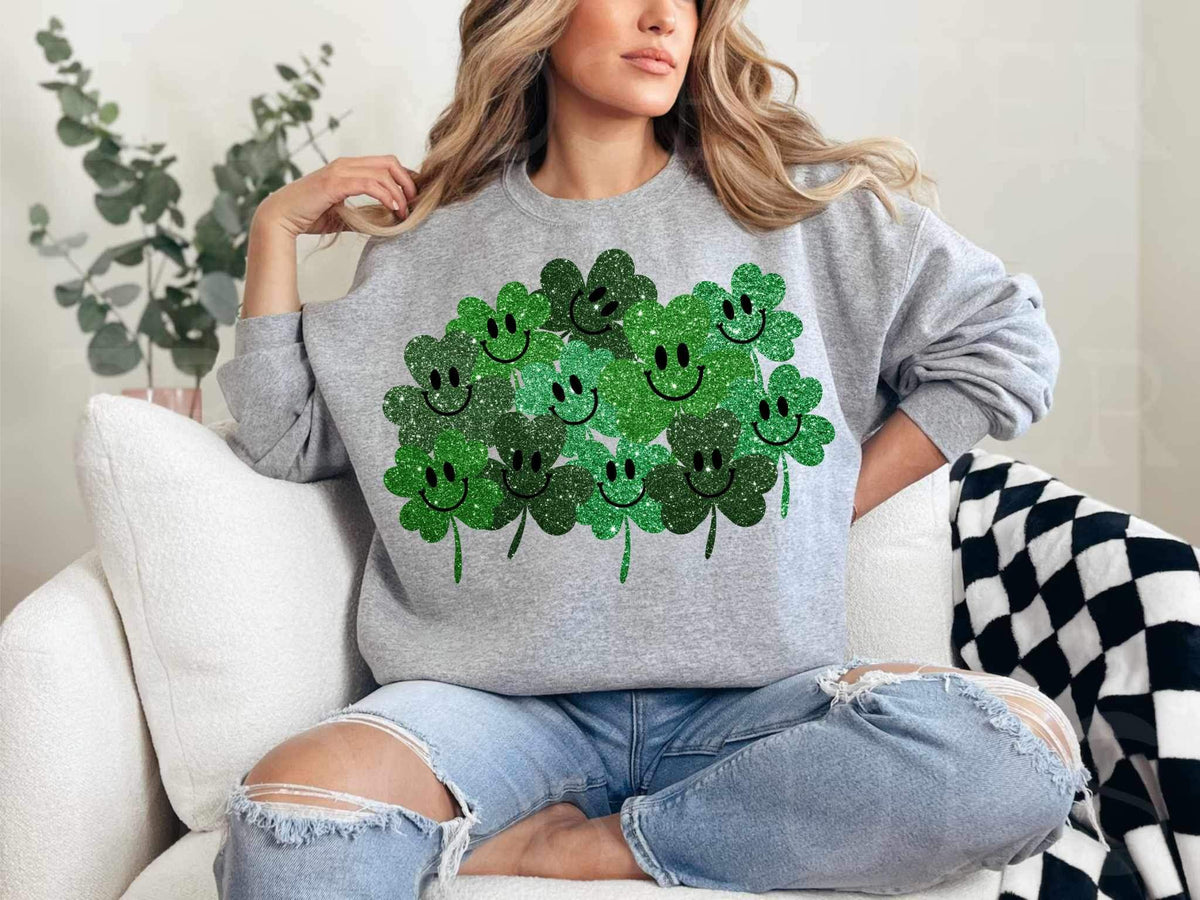 Clover clusters (WSB) 23705 DTF transfer – Mud & Grace Transfers