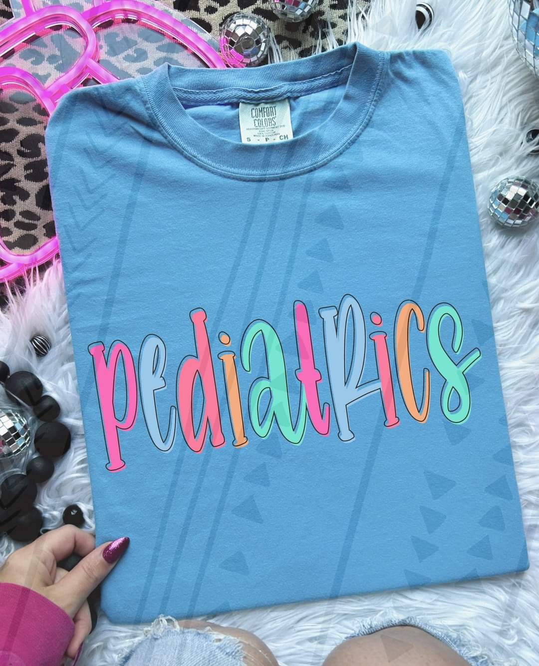 Pediatrics colorful 33363 DTF transfer – Mud & Grace Transfers