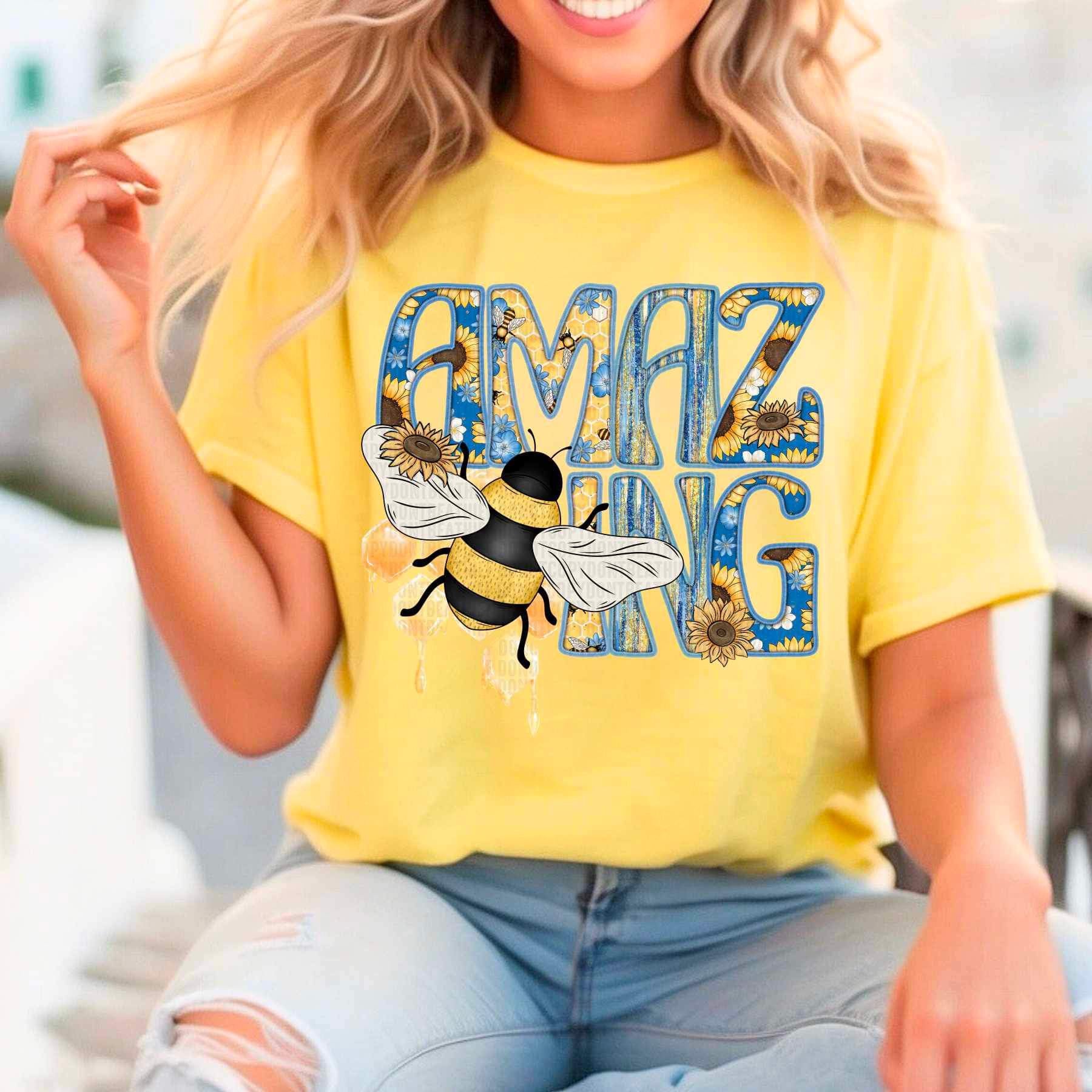 Bee amazing 24481 DTF transfer – Mud & Grace Transfers