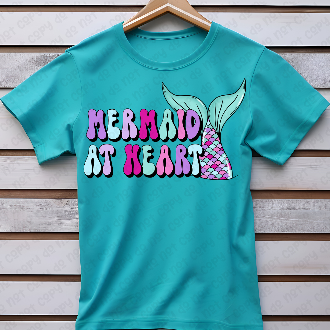 Mermaid at heart 35462 DTF transfer – Mud & Grace Transfers