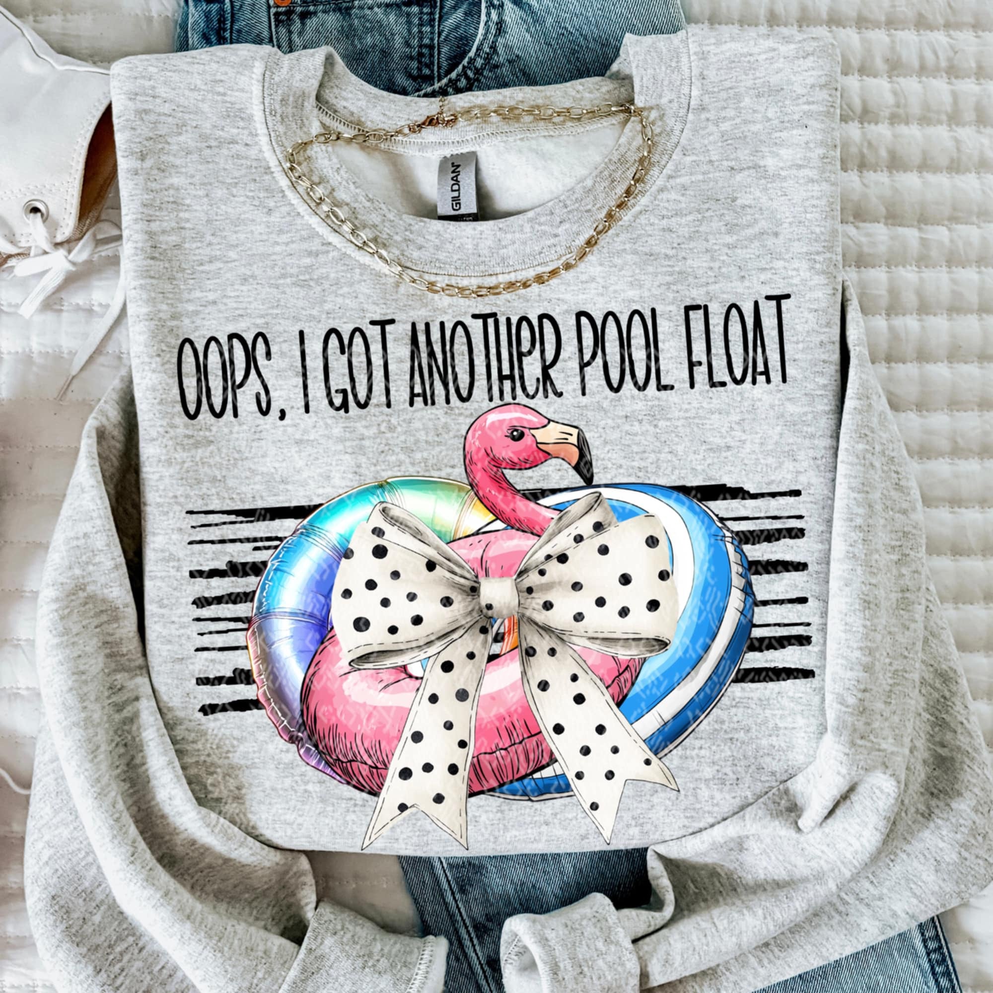 Oops, I got another pool float (TTD) 85830 DTF transfer – Mud & Grace ...