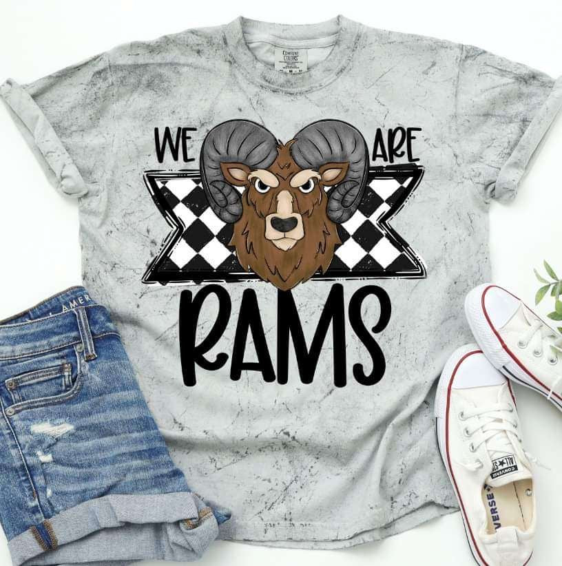 We are rams (S&G) 36554 DTF transfer – Mud & Grace Transfers