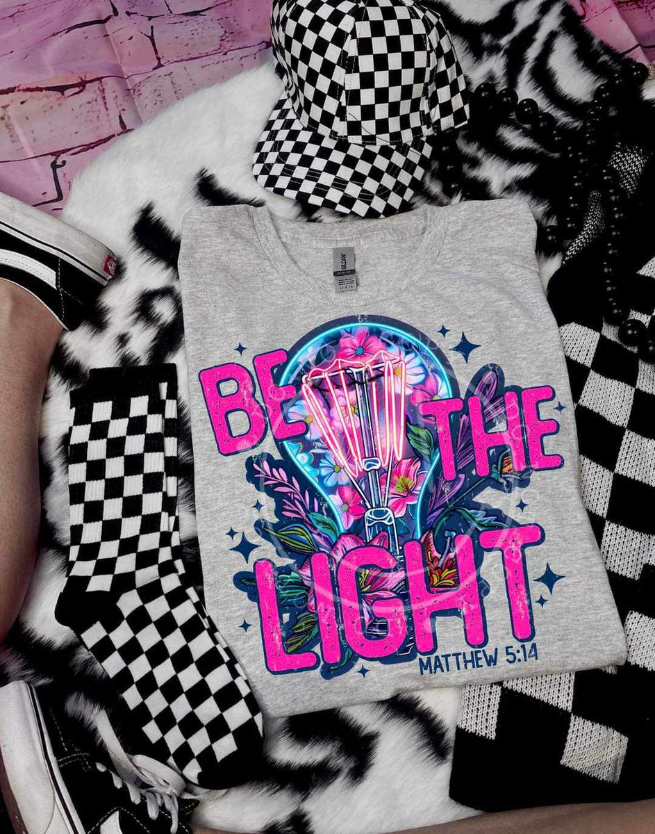 Be the light Matthew 5:14 light bulb (LYTTLE) 27842 DTF transfer – Mud ...