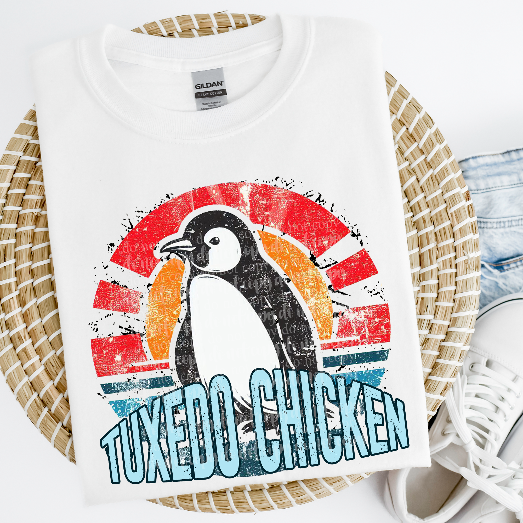 Tuxedo chicken (TDD) 39532 DTF transfer – Mud & Grace Transfers