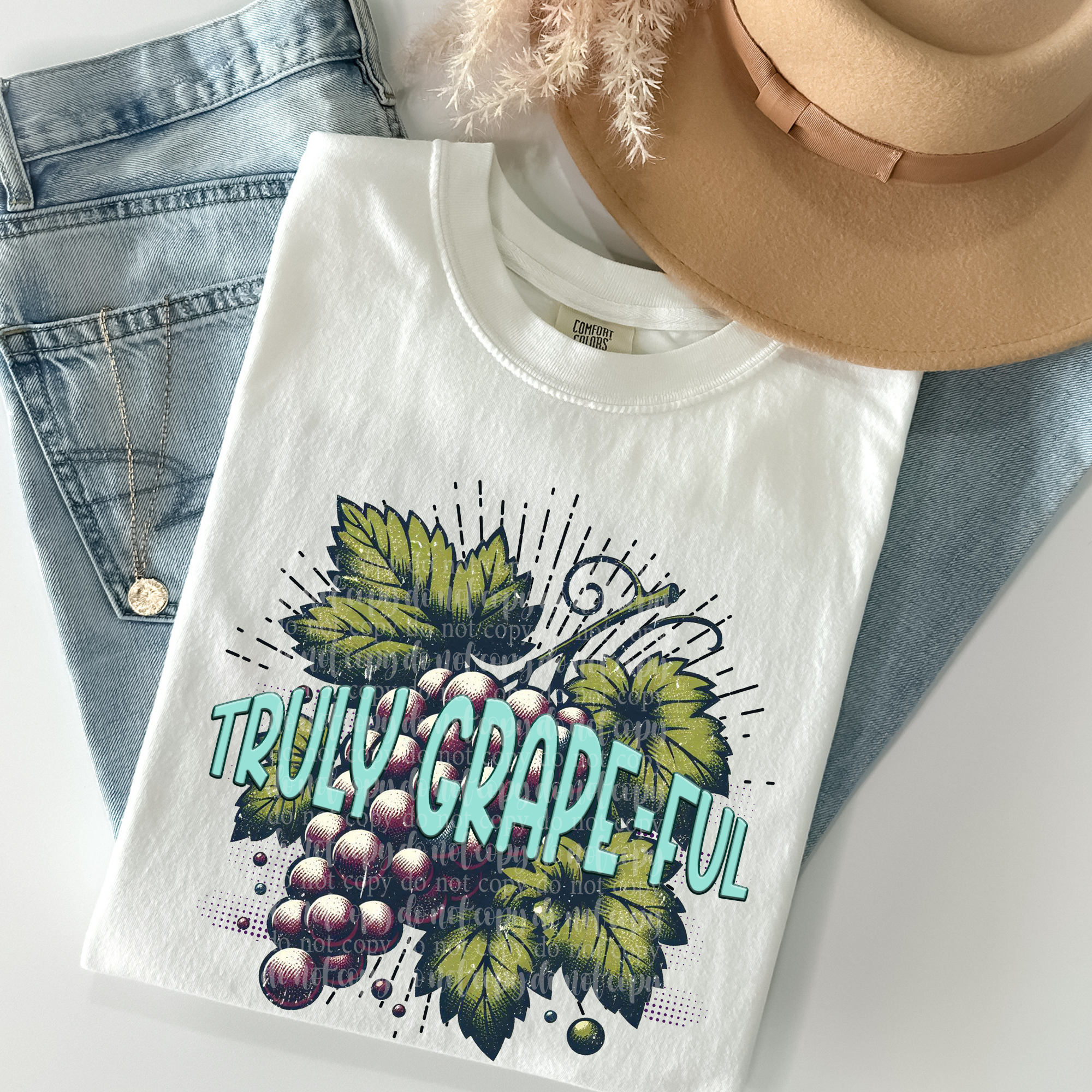 Truly grape-ful (TDD) 39565 DTF transfer – Mud & Grace Transfers