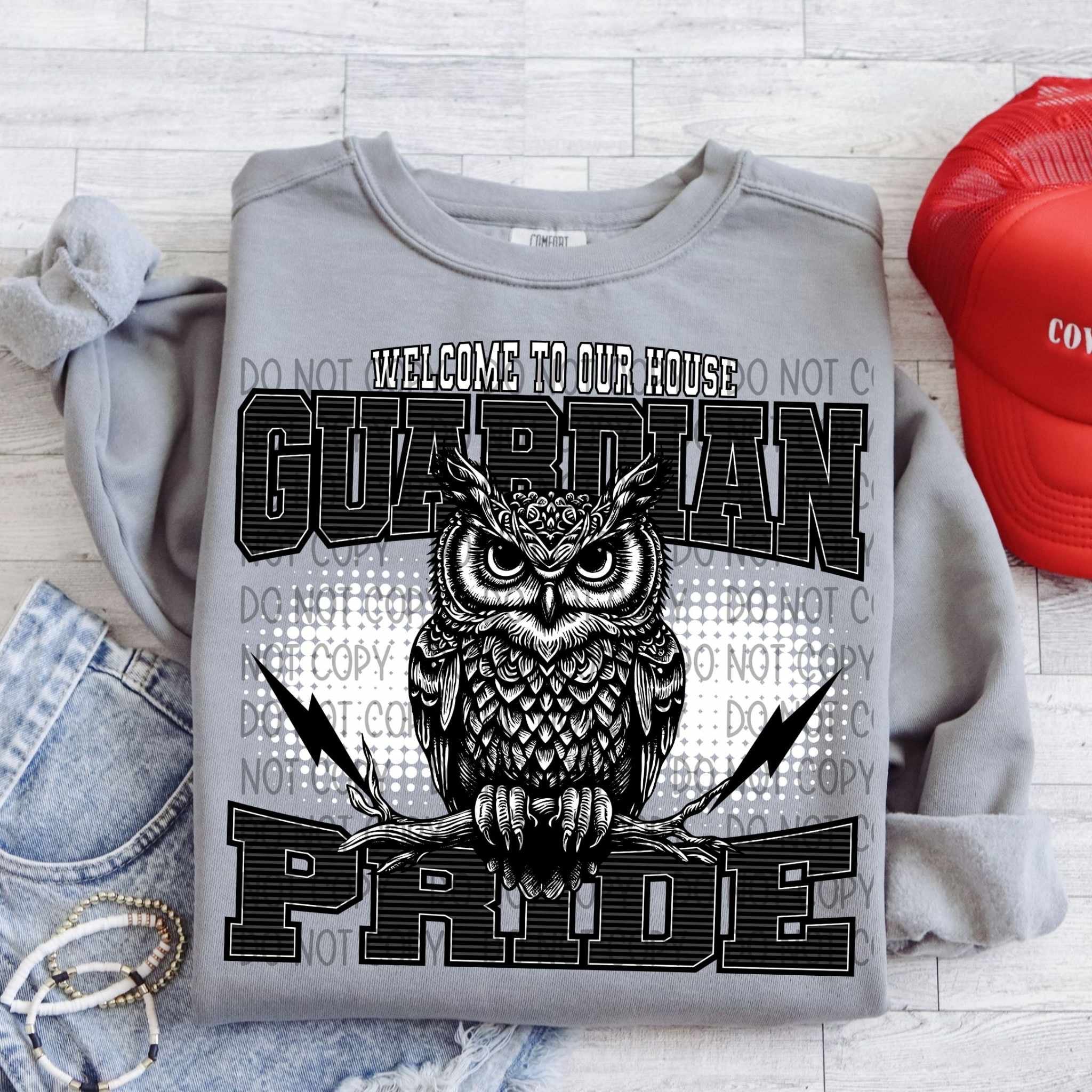 Welcome to our house guardian pride 29958 DTF transfer – Mud & Grace ...