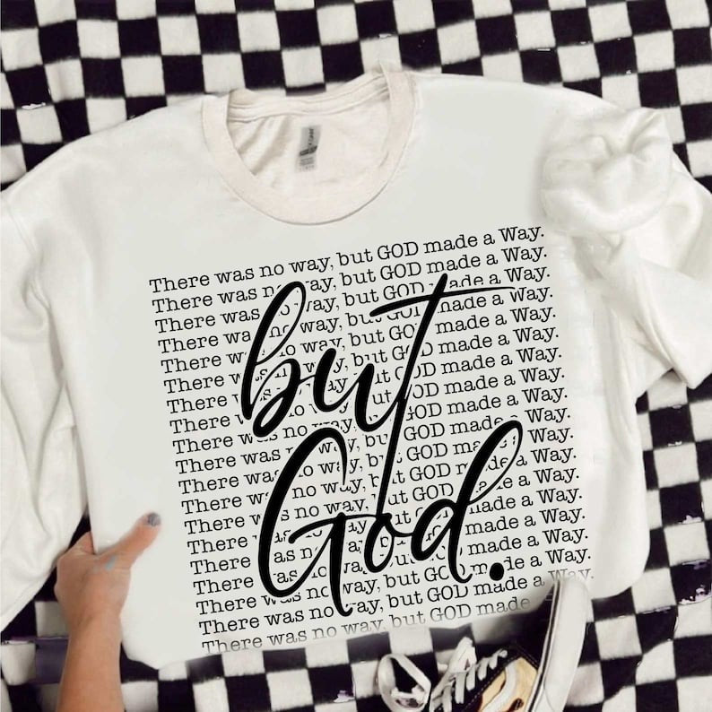 But god words 41884 DTF transfer – Mud & Grace Transfers