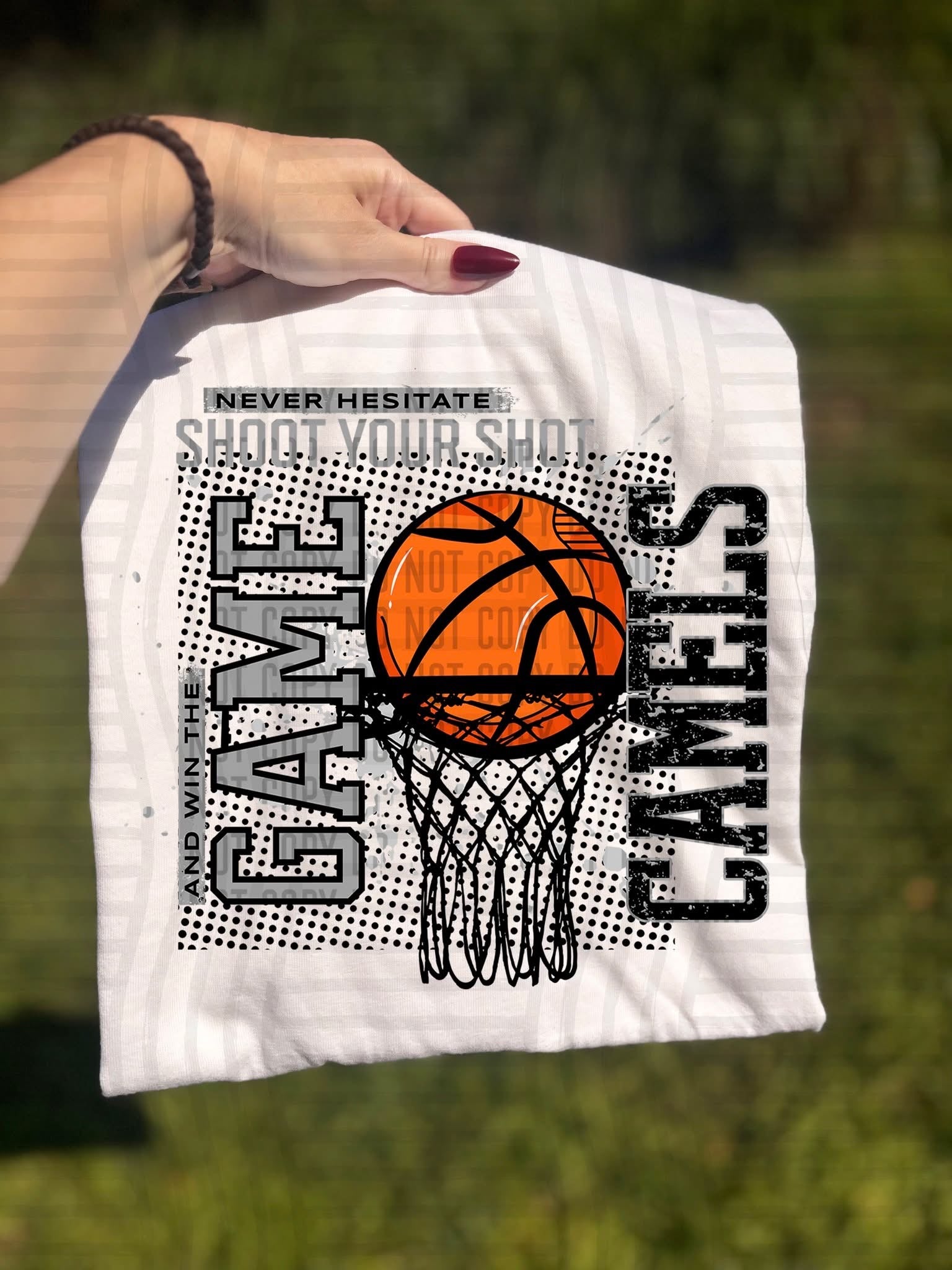 Camels Shoot Your Shot Basketball (Caplinger) DTF Transfers – Mud ...