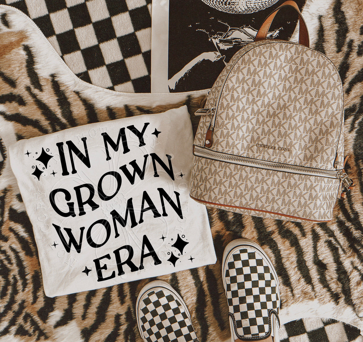 In my grown woman era BLACK (VIRGO) 34649 DTF transfer – Mud & Grace ...