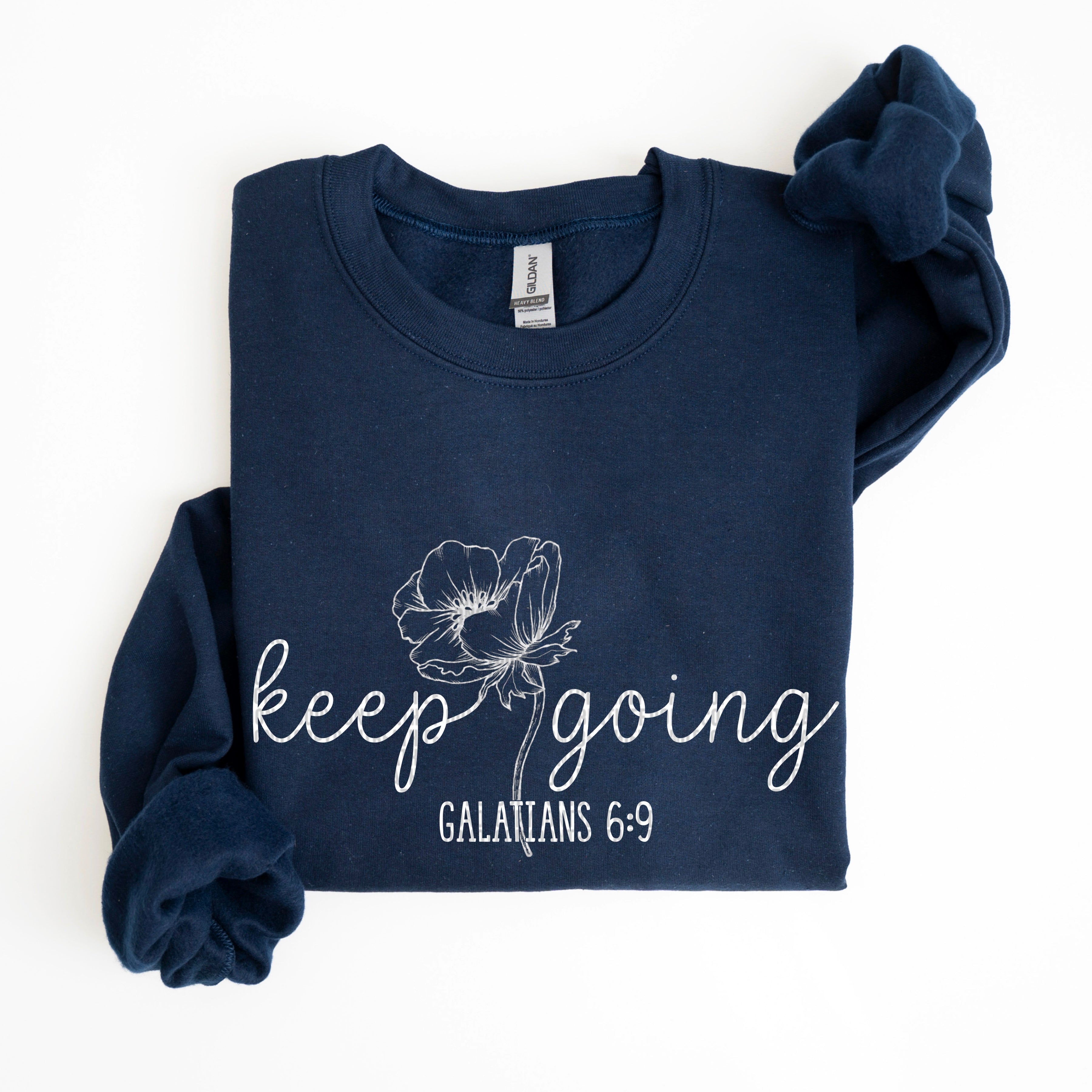 keep Going (WHITE) (SDD) 83001 DTF Transfer – Mud & Grace Transfers
