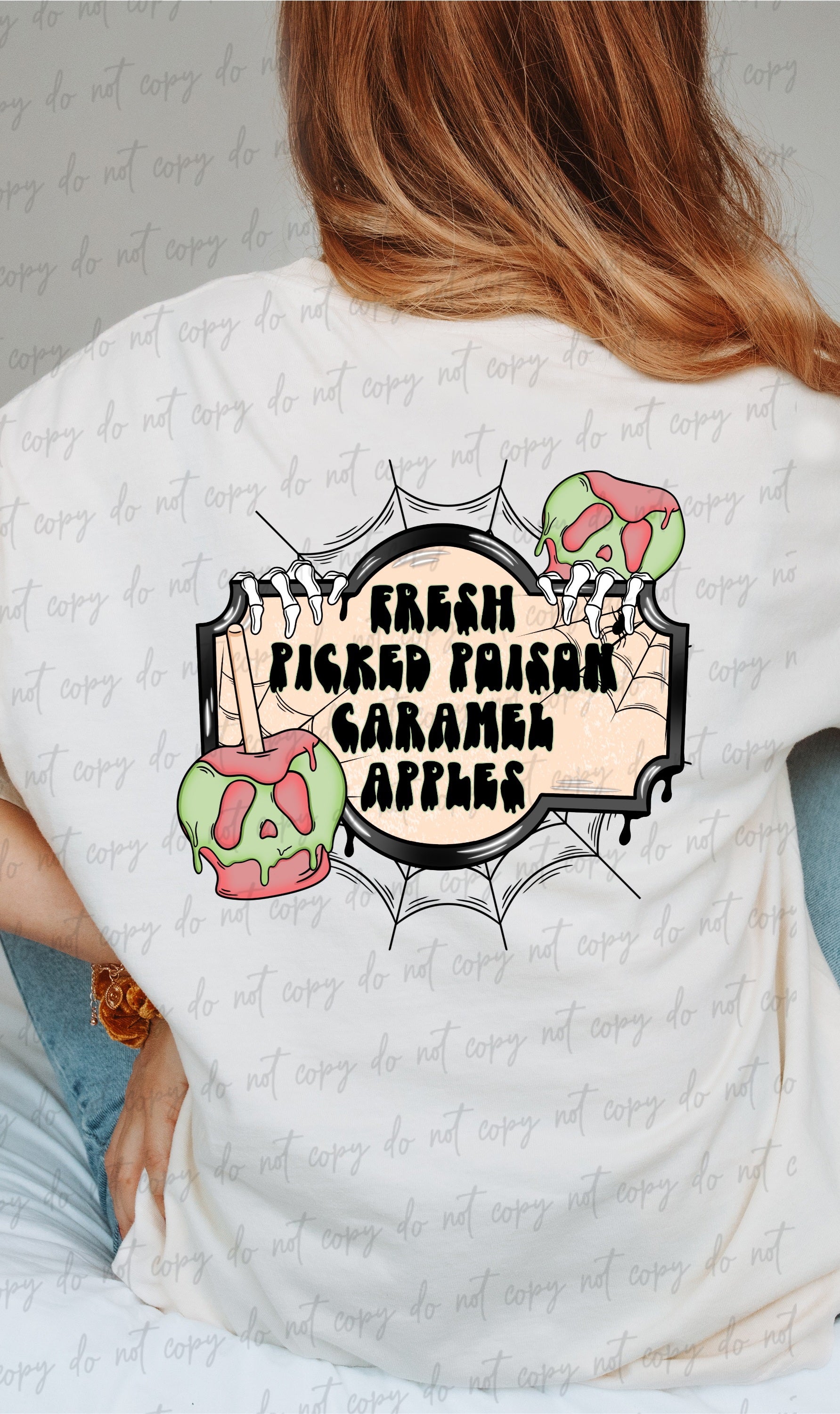 Fresh picked poison caramel apples 498 DTF TRANSFER – Mud & Grace Transfers