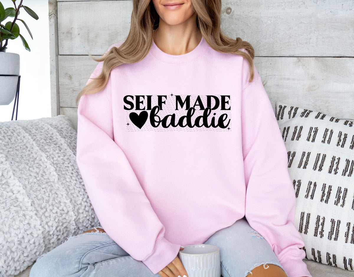 Self made baddie 22662 DTF transfer – Mud & Grace Transfers