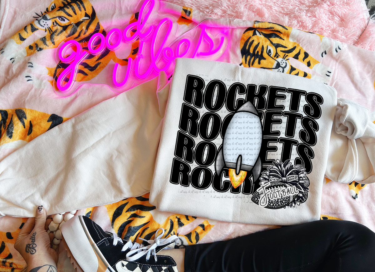 Rockets Football Mascot 46127 DTF transfer – Mud & Grace Transfers