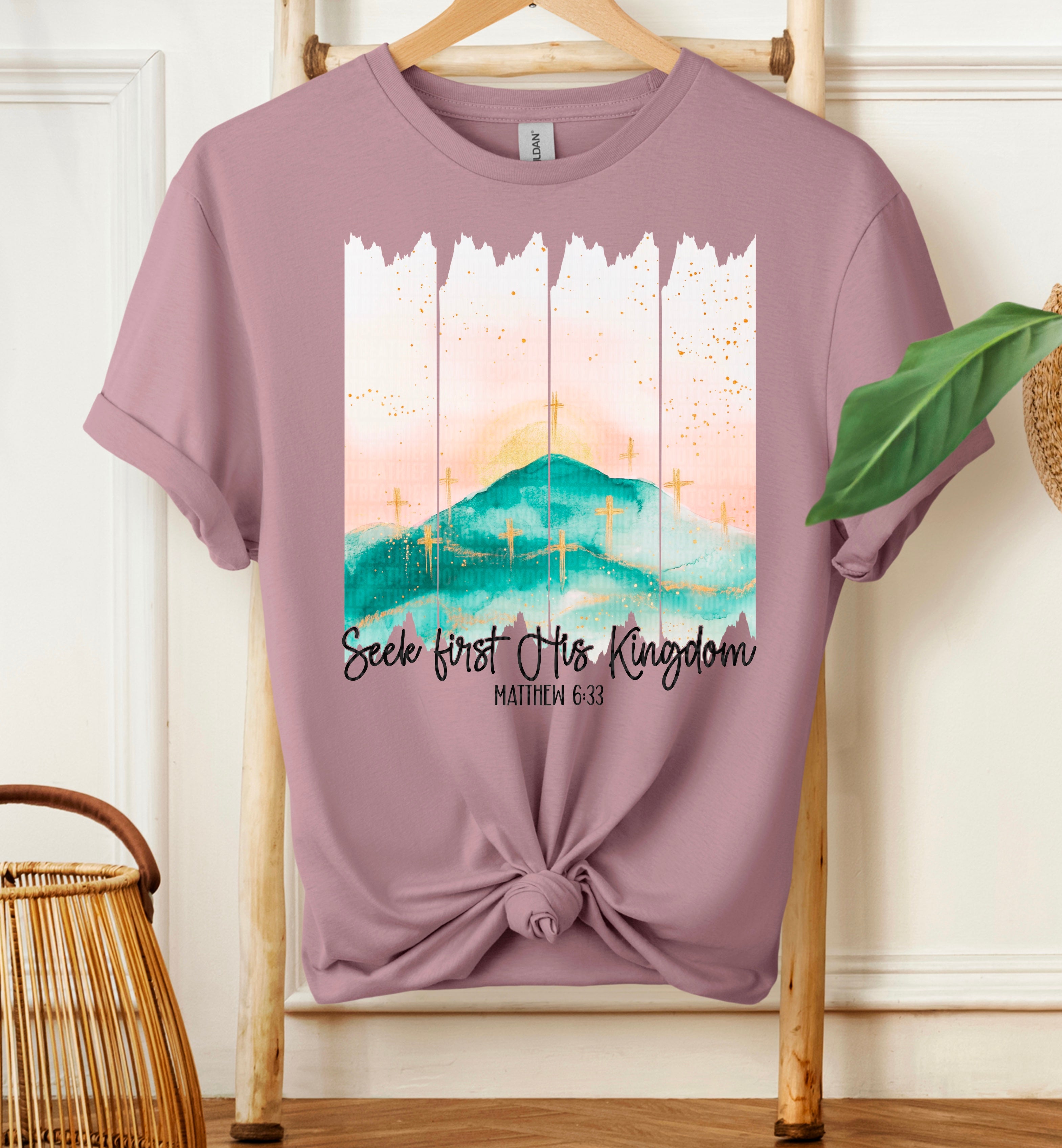 Seek first the kingdom (SDD) 107000 DTF transfer – Mud & Grace Transfers