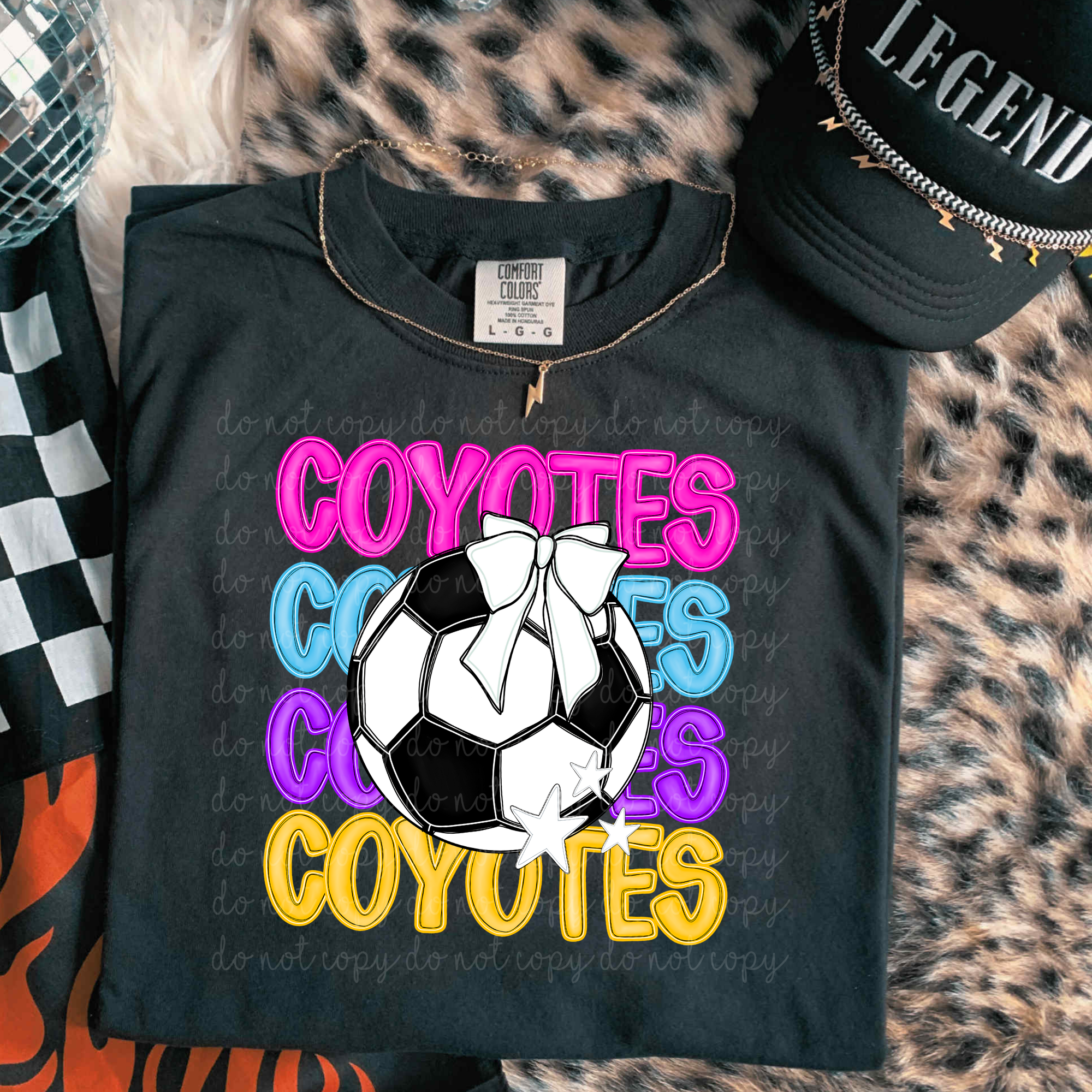 Coyotes Bright Soccer (caplinger) DTF Transfers – Mud & Grace Transfers