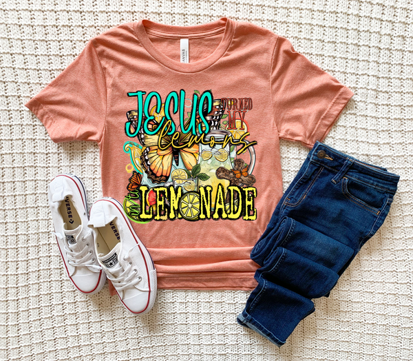 Jesus turned my lemons into lemonade 7103 DTF transfer – Mud & Grace ...