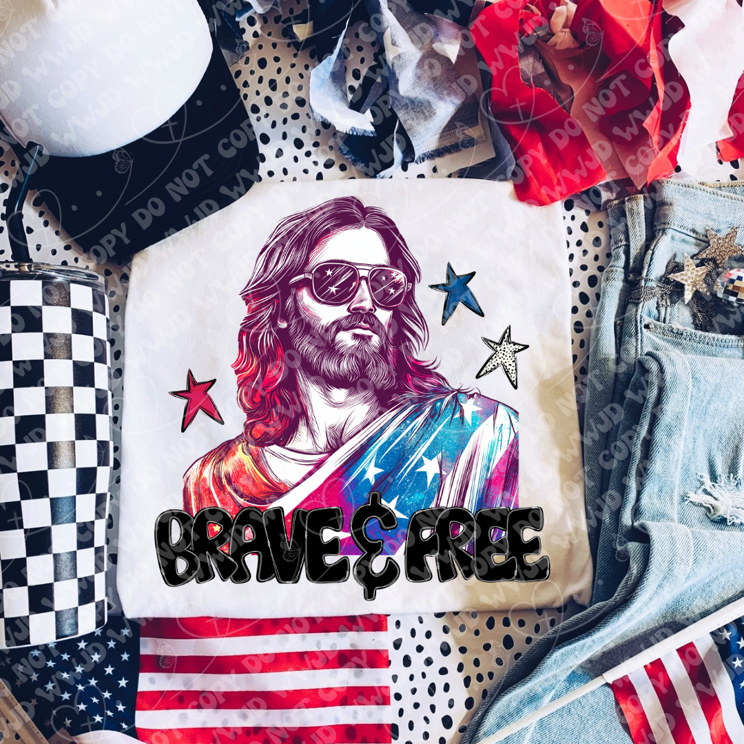 Brave & Free 103796 DTF transfer – Mud & Grace Transfers