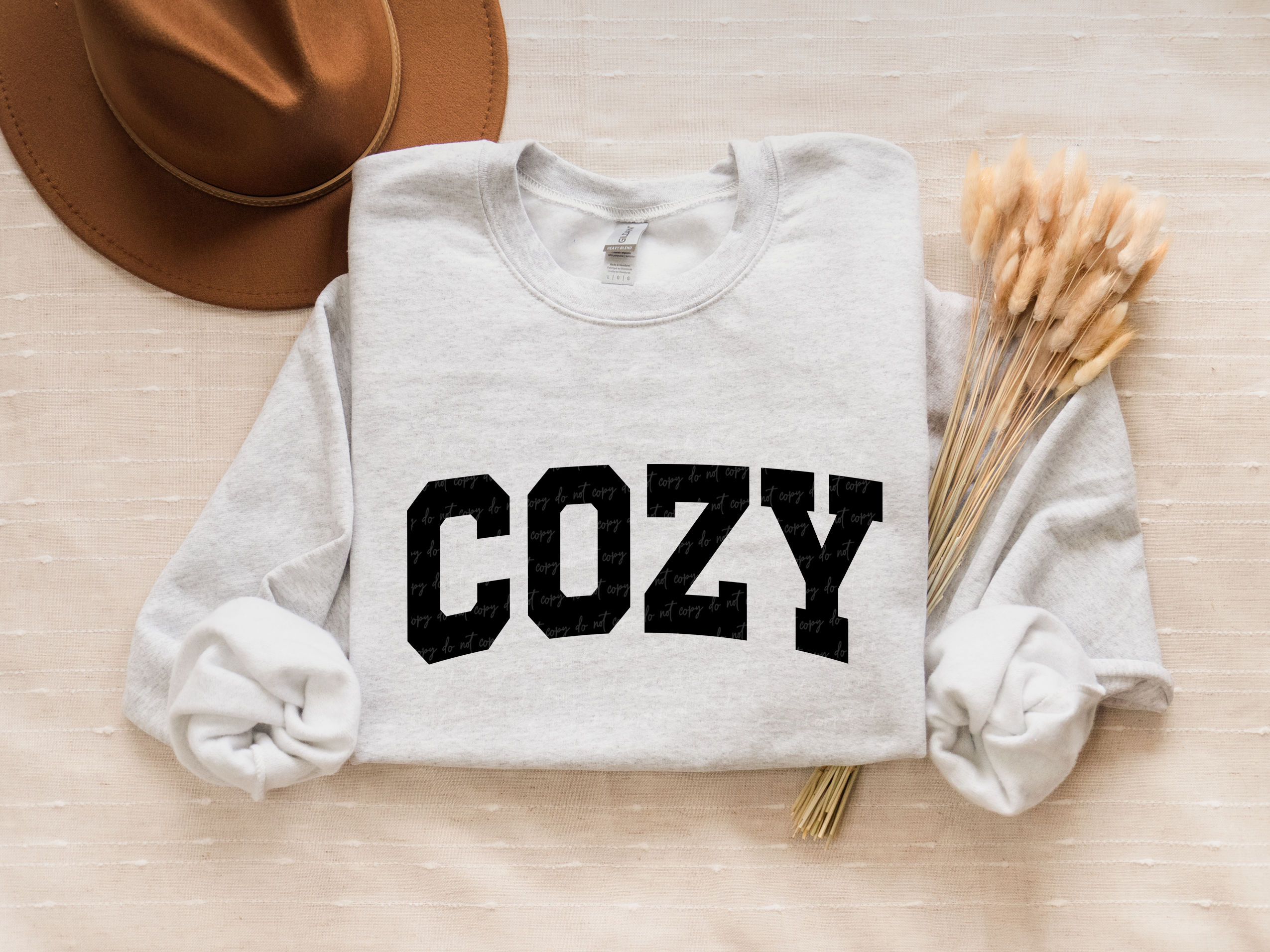 Cozy Curved Text 74442 DTF Transfer – Mud & Grace Transfers