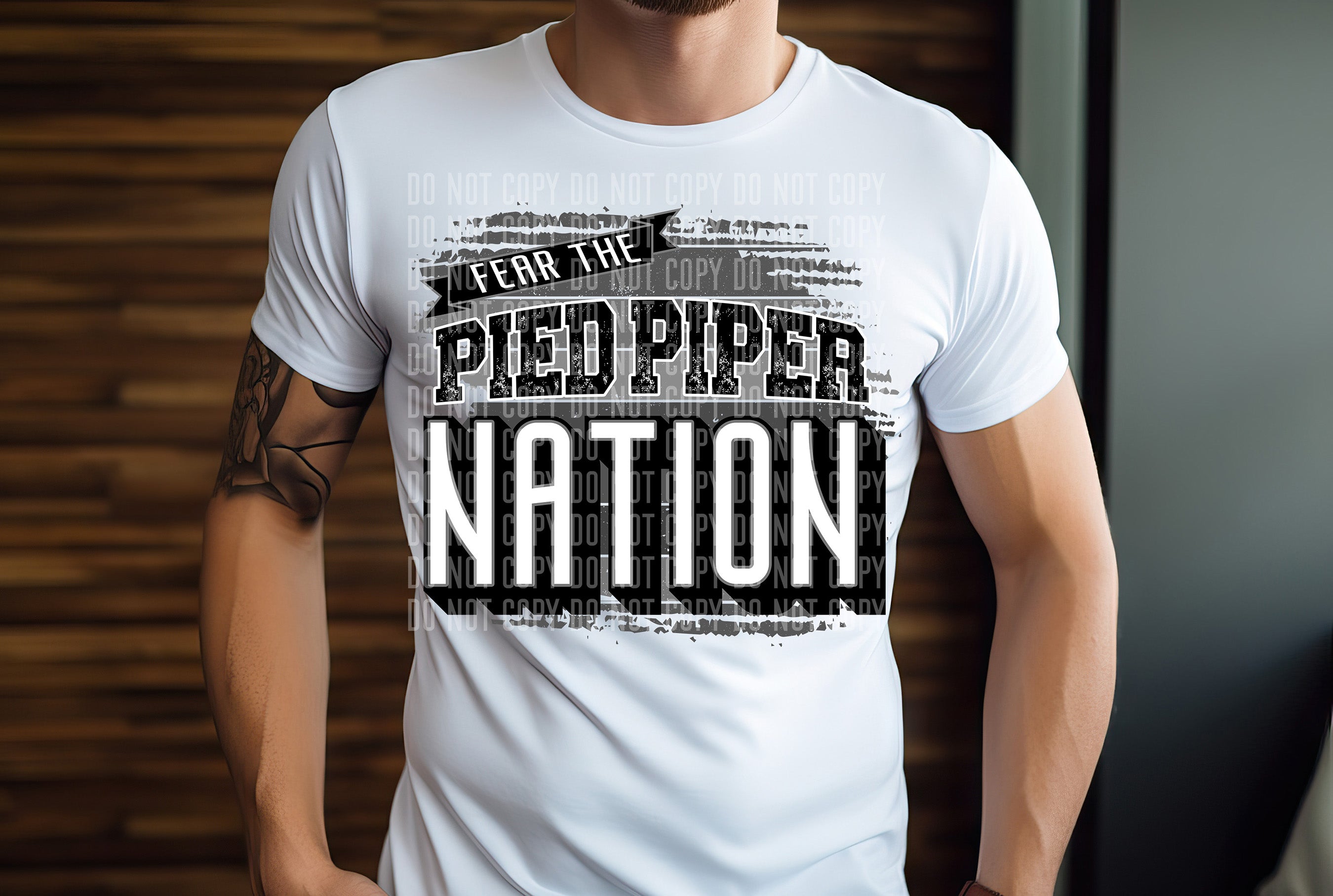 Fear The Pied Piper Nation 57780 DTF transfer – Mud & Grace Transfers