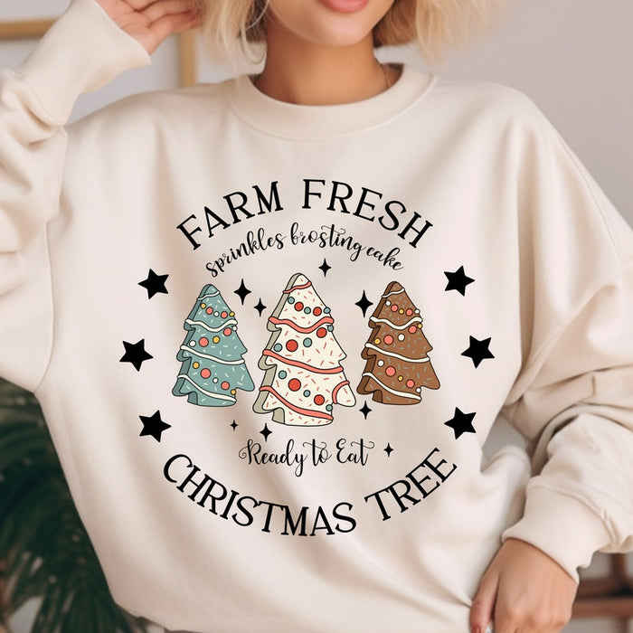 Farm fresh Christmas tree cakes 45096 DTF transfer – Mud & Grace Transfers