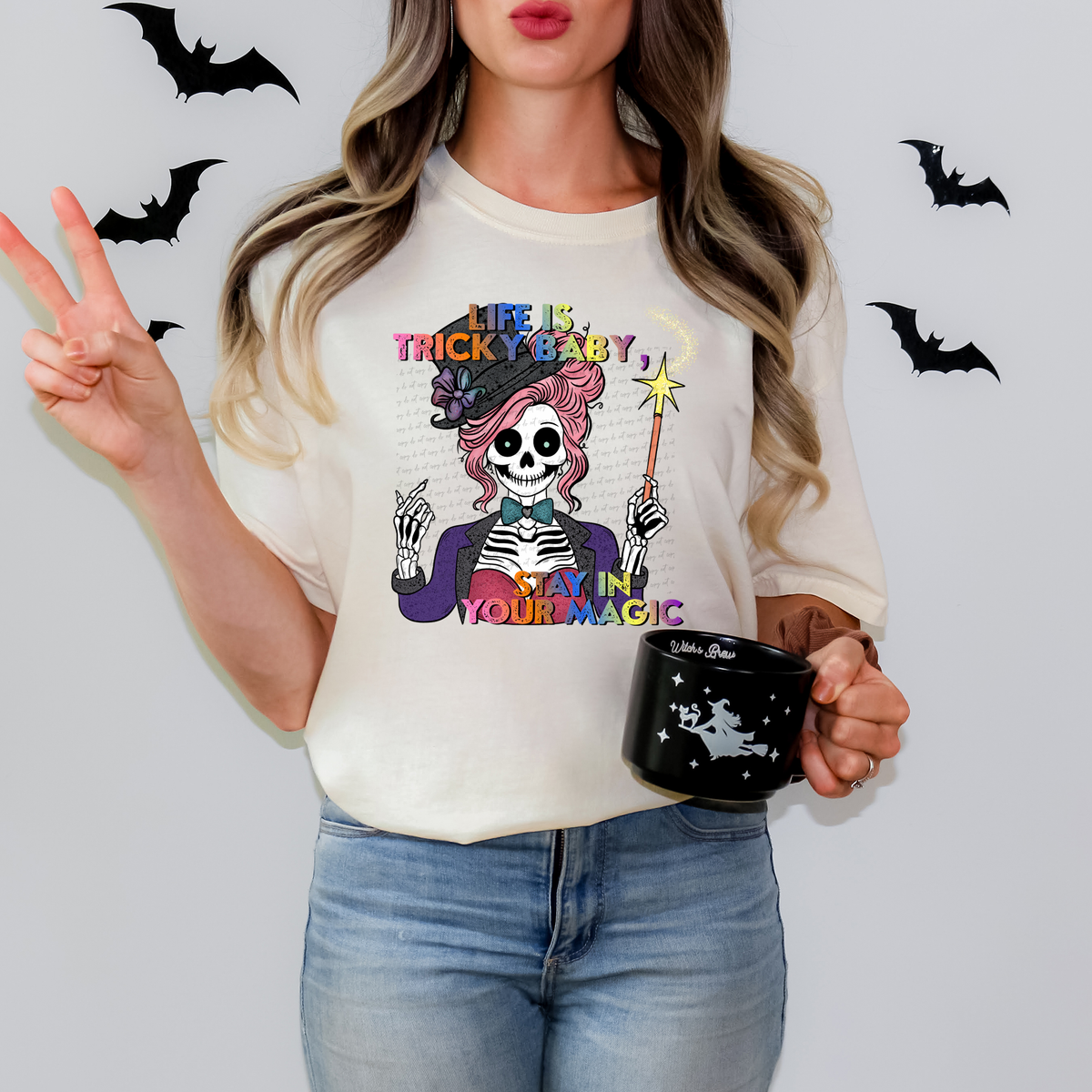 Life Is Tricky Baby, Stay In Your Magic 74787 DTF Transfer – Mud ...