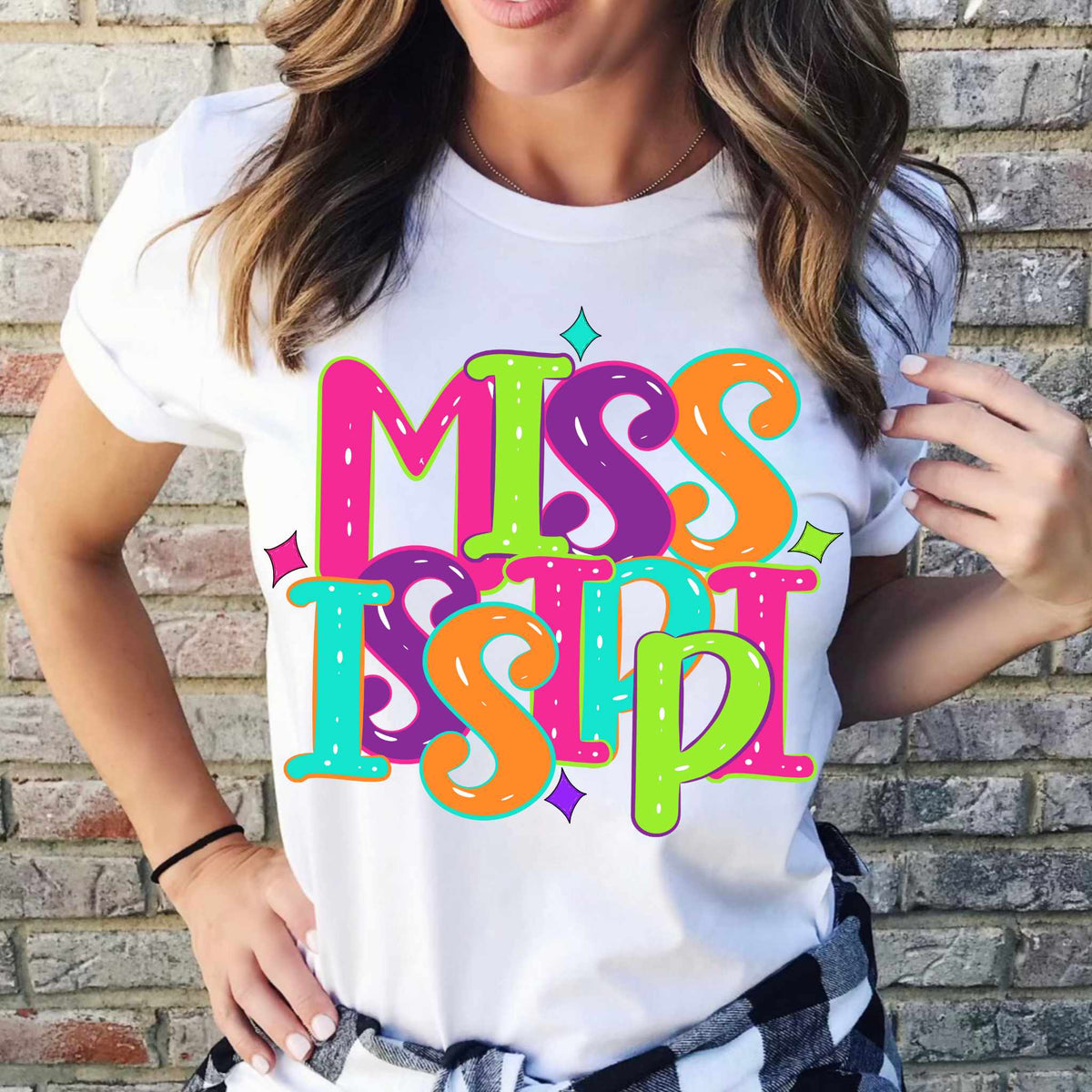 Mississippi neon states 44941 DTF transfer – Mud & Grace Transfers