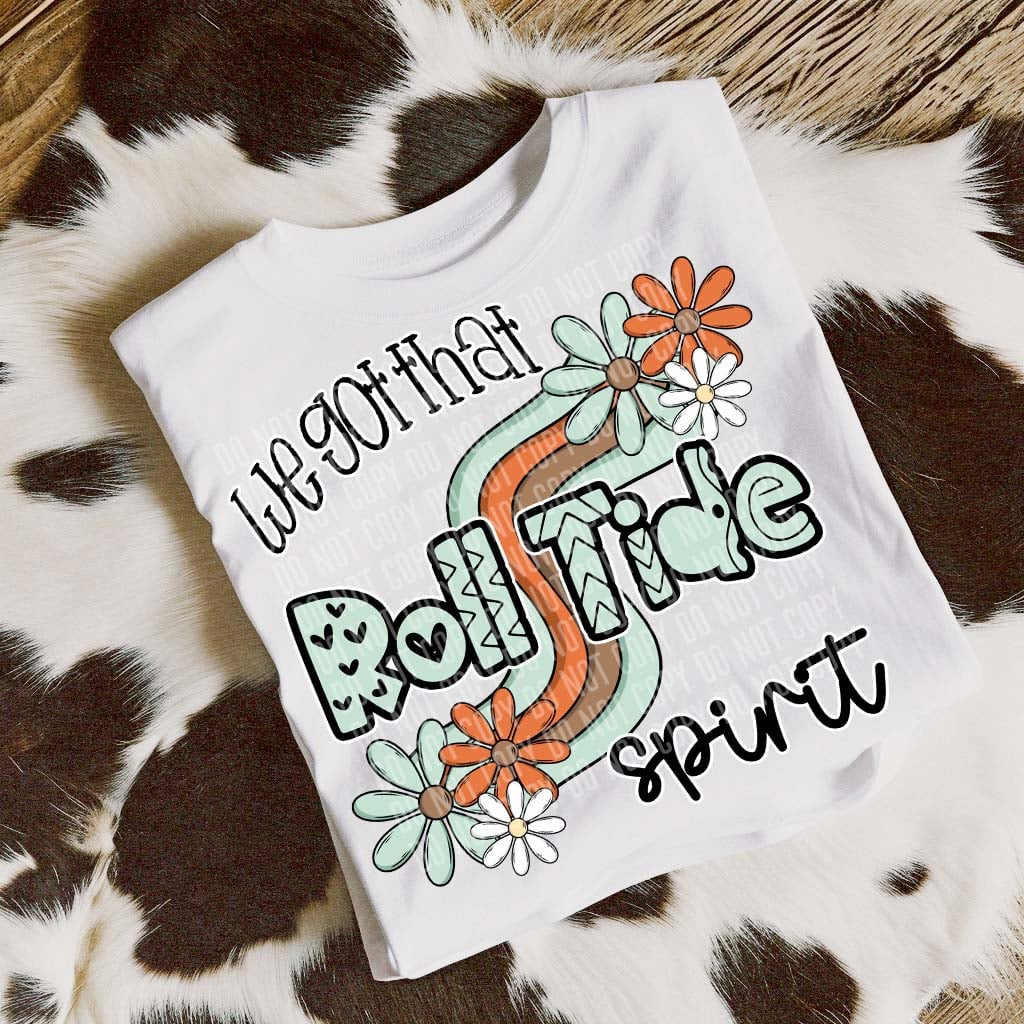 We got that roll tide spirit (CAPLINGER) 50382 DTF transfer – Mud ...