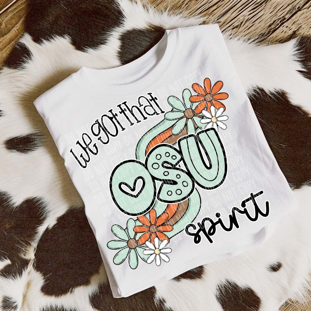 We got that osu spirit (CAPLINGER) 50396 DTF transfer – Mud & Grace ...